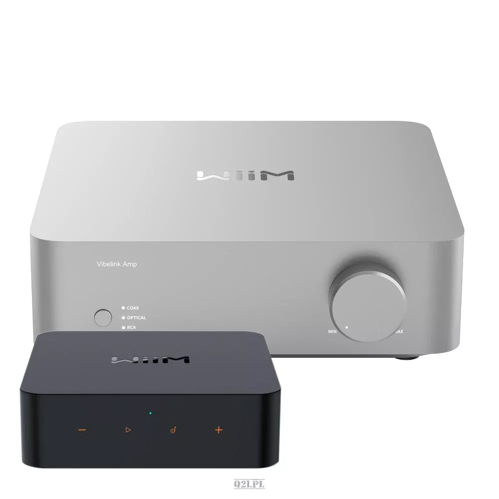 WiiM Vibelink Amp (Srebrny / Silver) + Pro Plus