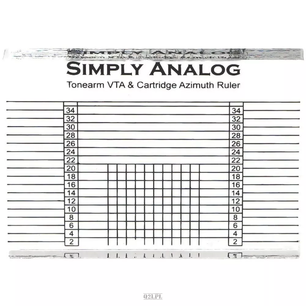 Simply Analog VTA & Azimuth Ruler